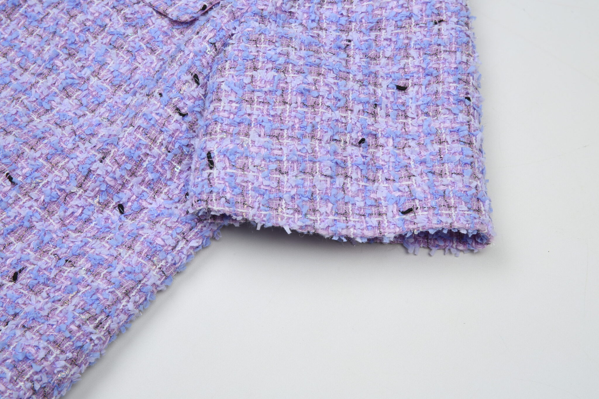 #51 Shiny Lavender Tweed Jacket | Yaggi