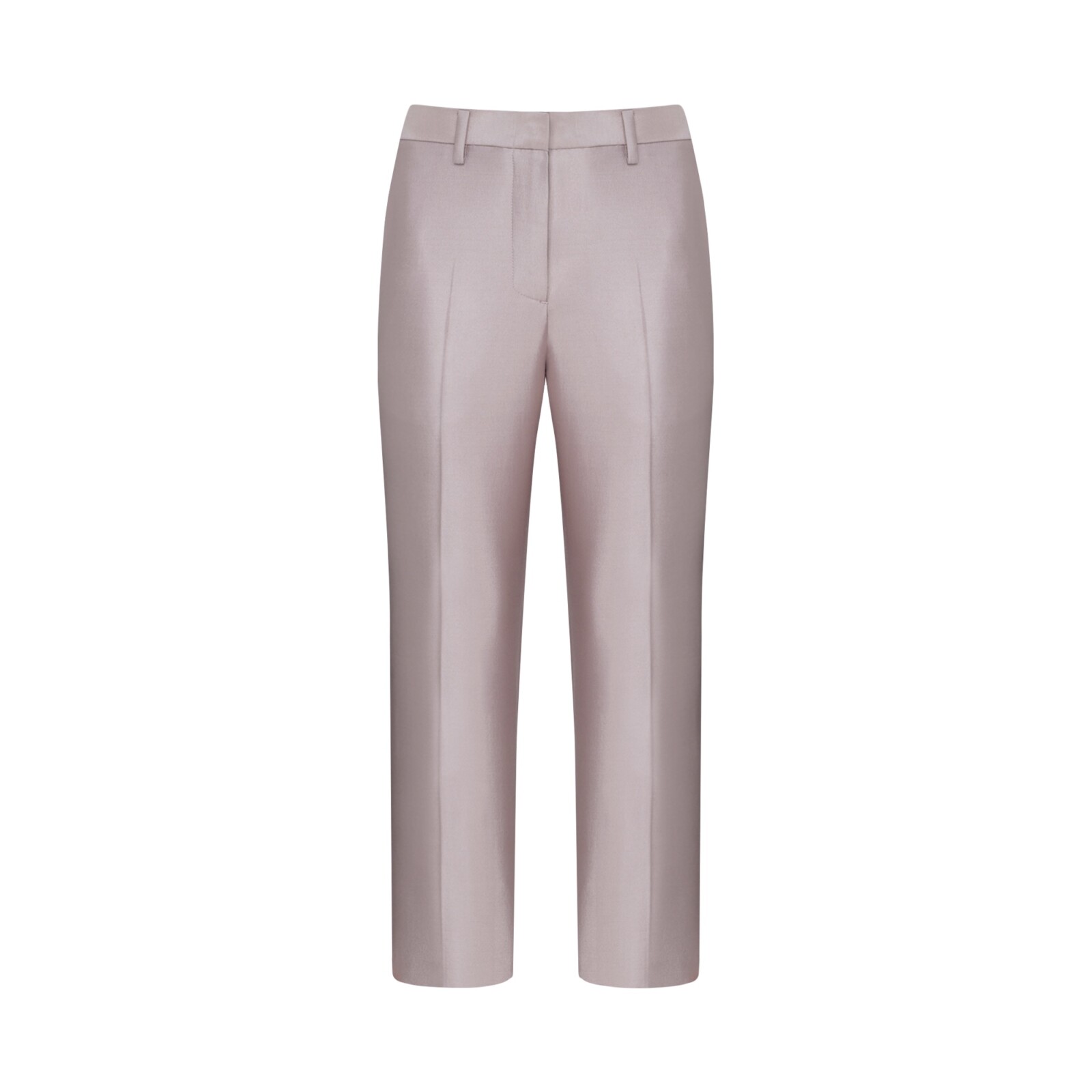 #69 Hepburn Mikado Silk Trousers (Pink Pearl) | Yaggi